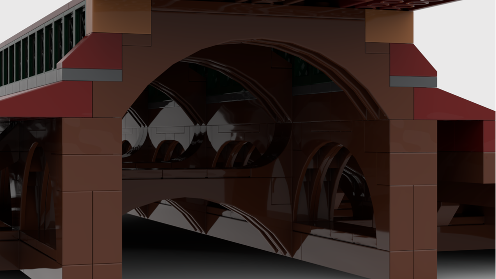 LEGO MOC Lion Head Hall by zero_g_is_fun | Rebrickable - Build with LEGO