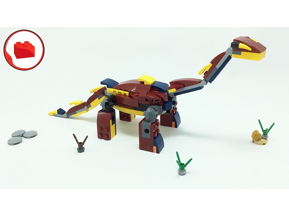 LEGO MOC Brontosaur or Diplodoc Dinosaur MOC - Lego Creator 31102 by ...