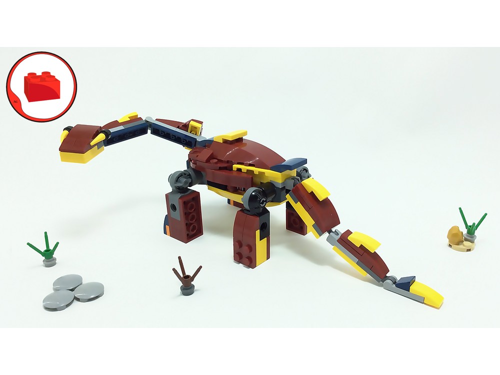 LEGO MOC Brontosaur or Diplodoc Dinosaur MOC - Lego Creator 31102 by ...