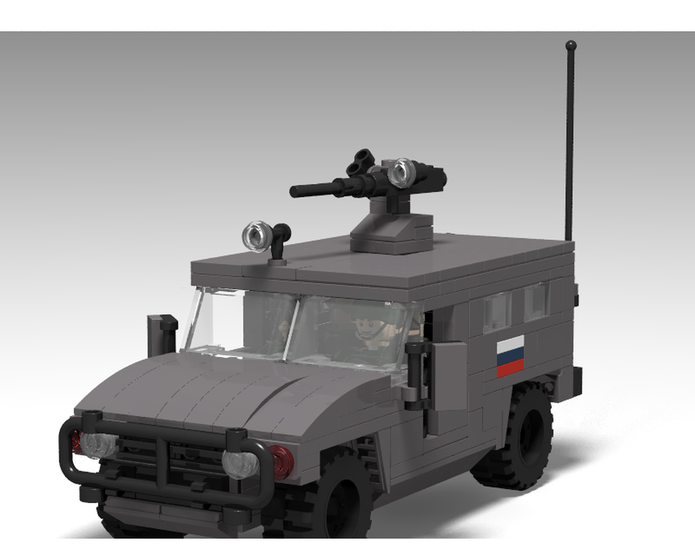 LEGO MOC GAZ Tigr by gunsofbrickston | Rebrickable - Build with LEGO