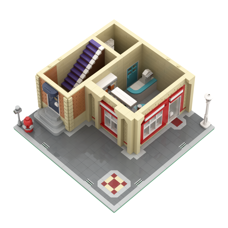 LEGO MOC Modular Pharmacy by MOC_Expert | Rebrickable - Build with LEGO