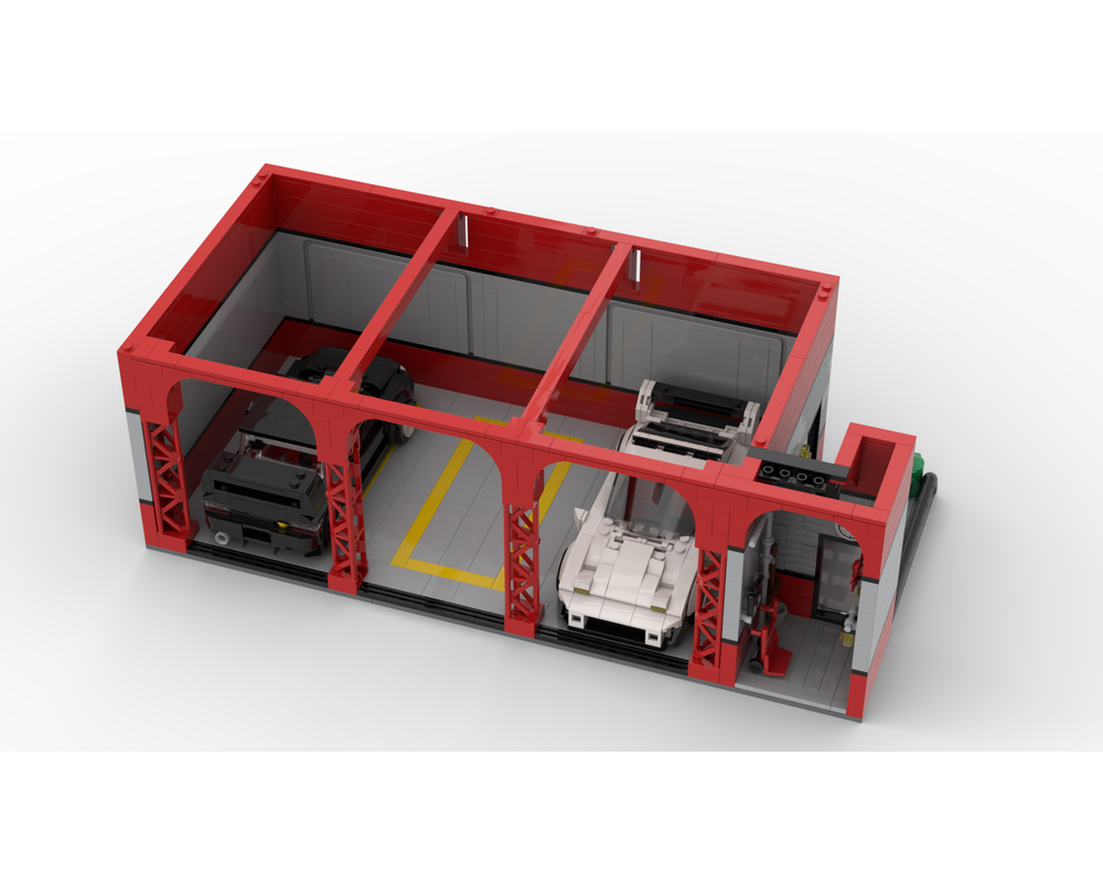 LEGO MOC Modular Parking Lot by Juri_lego | Rebrickable - Build with LEGO