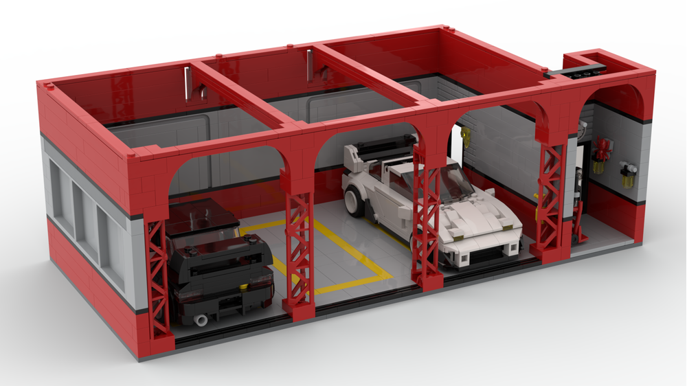 LEGO MOC Modular Parking Lot by Juri_lego | Rebrickable - Build with LEGO