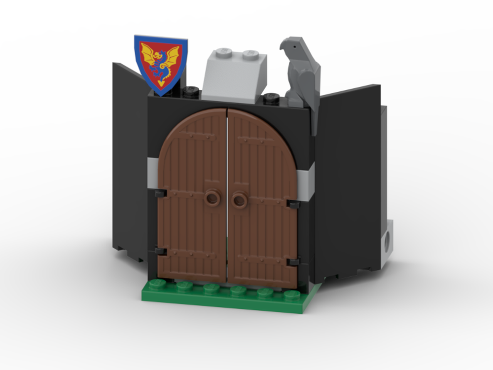 LEGO MOC Lego Castle gate by Lego@fan | Rebrickable - Build with LEGO