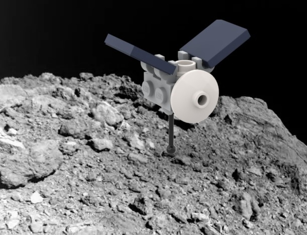 Lego Moc 1110 Scale Nasa Osiris Rex Probe By Spacexplorer Mocs