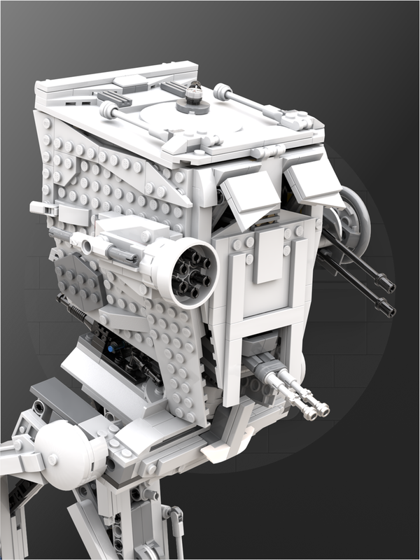 LEGO MOC 75288 - AT-ST UCS style by the_bricked_cave | Rebrickable ...