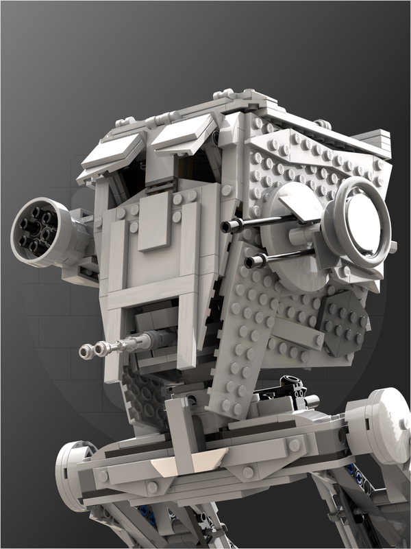 LEGO MOC 75288 - AT-ST UCS style by the_bricked_cave | Rebrickable ...