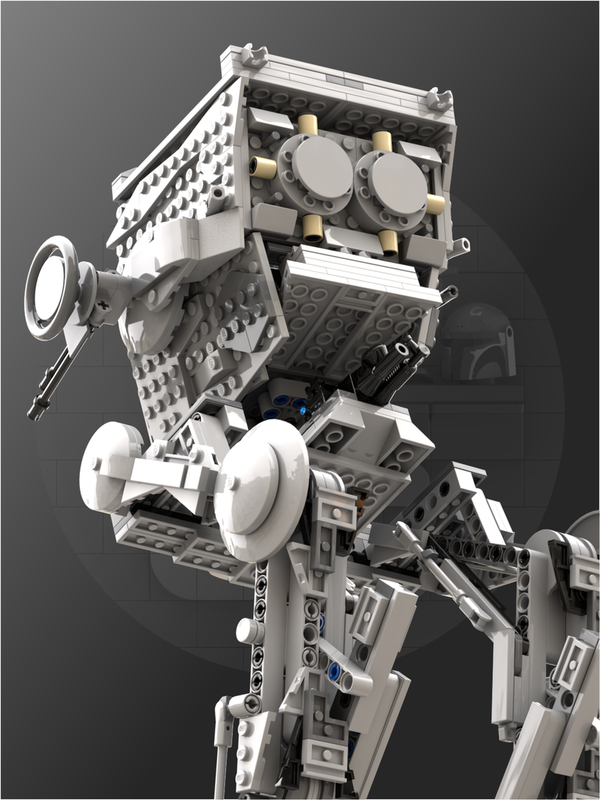 LEGO MOC 75288 - AT-ST UCS style by the_bricked_cave | Rebrickable ...