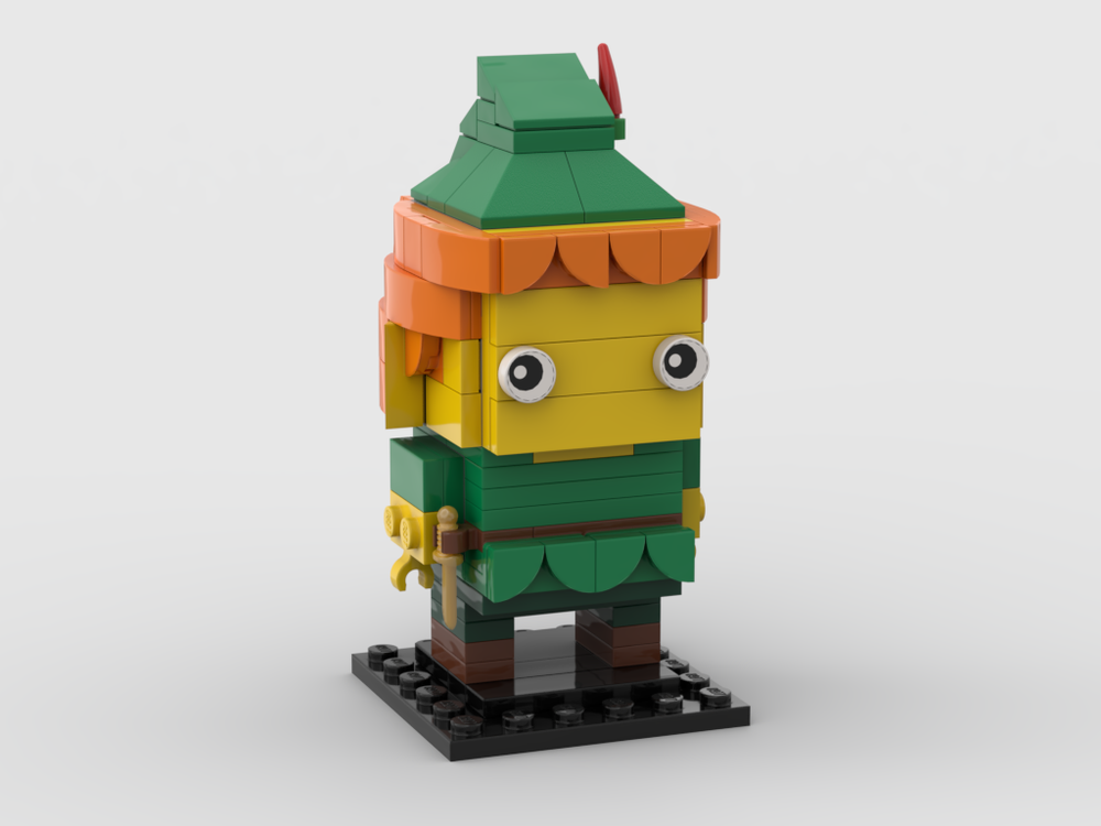 LEGO MOC Peter Pan BrickHeadz by gabizon | Rebrickable - Build with LEGO