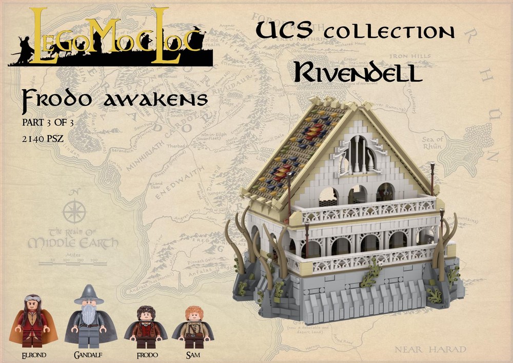 Lego Moc Ucs Rivendell Frodo Awakens By Legomocloc Rebrickable