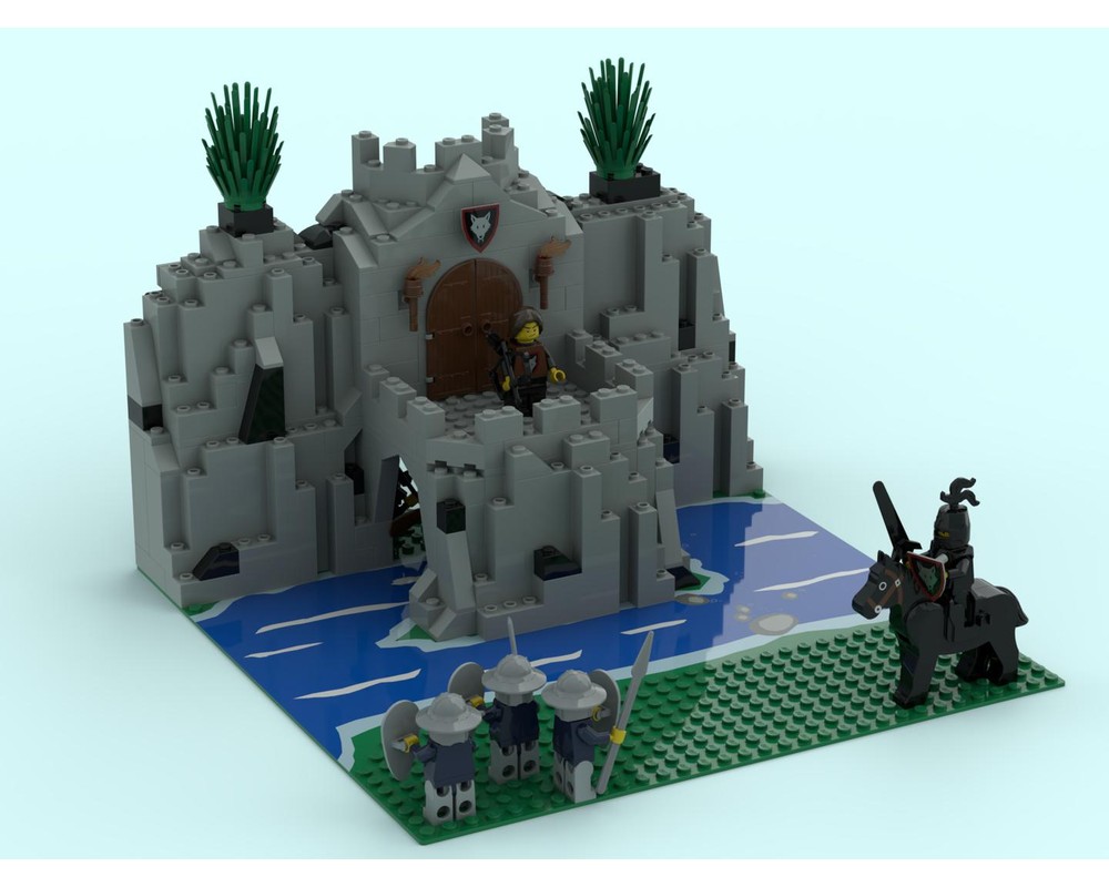 LEGO MOC Wolfpack River Hideout by This_One_Brick | Rebrickable - Build ...