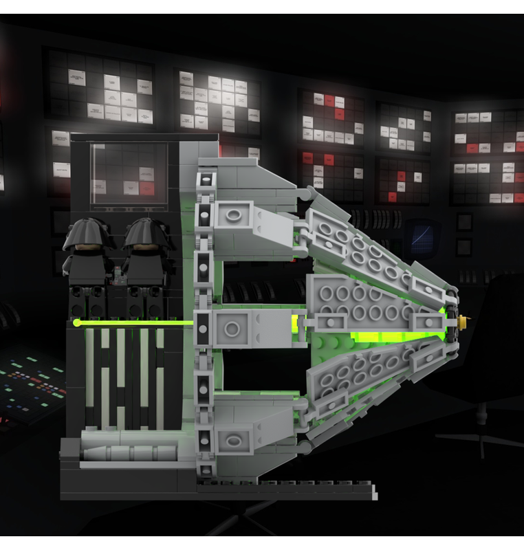 LEGO MOC DS-1 Death Star Tributary Beam Shaft by Malcav | Rebrickable ...