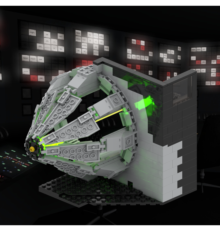 LEGO MOC DS-1 Death Star Tributary Beam Shaft by Malcav | Rebrickable ...