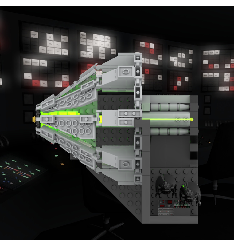 LEGO MOC DS-1 Death Star Tributary Beam Shaft by Malcav | Rebrickable ...