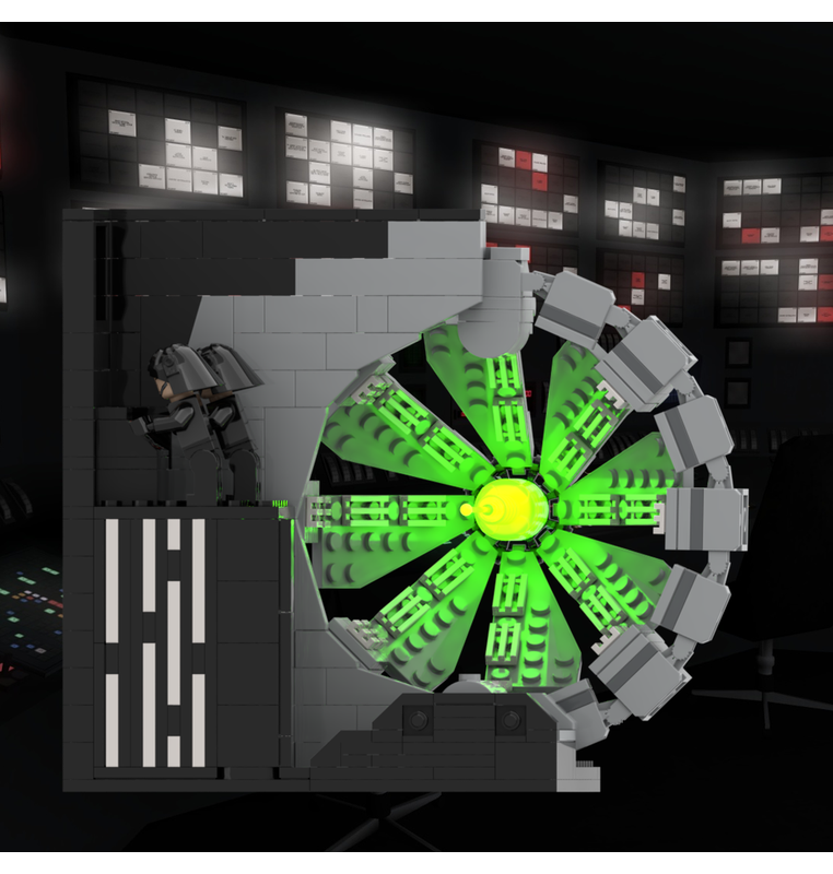 LEGO MOC DS-1 Death Star Tributary Beam Shaft by Malcav | Rebrickable ...