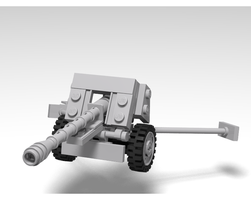 LEGO MOC 7.5 cm Pak 40 by gunsofbrickston | Rebrickable - Build with LEGO
