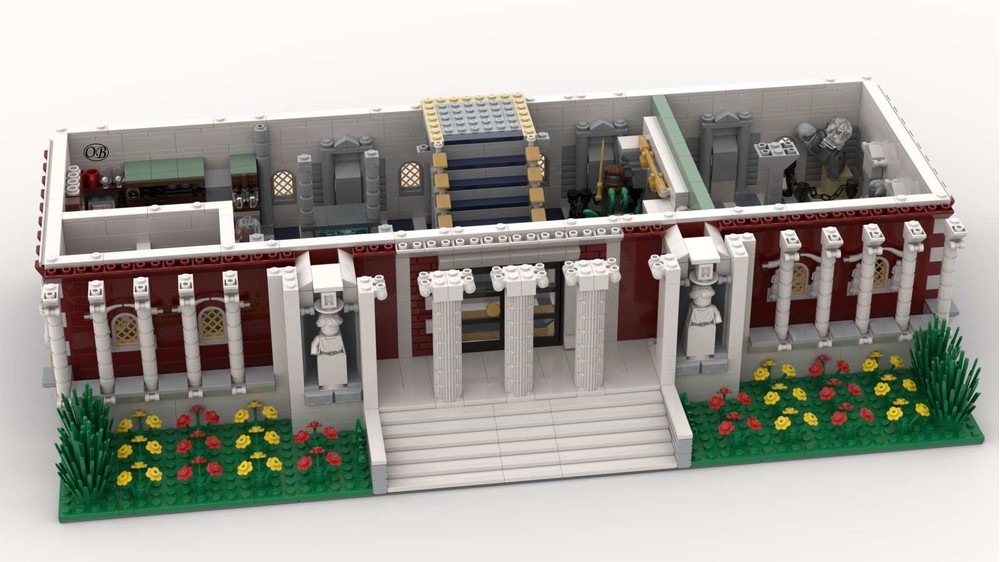 LEGO MOC Archaeological Museum by LegoBricking | Rebrickable - Build ...
