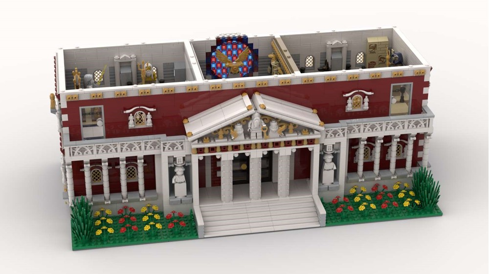LEGO MOC Archaeological Museum by LegoBricking | Rebrickable - Build ...