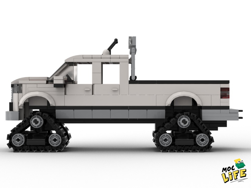 LEGO MOC Toyota Tundra quad cab long bed wheels tracks by MocLife ...