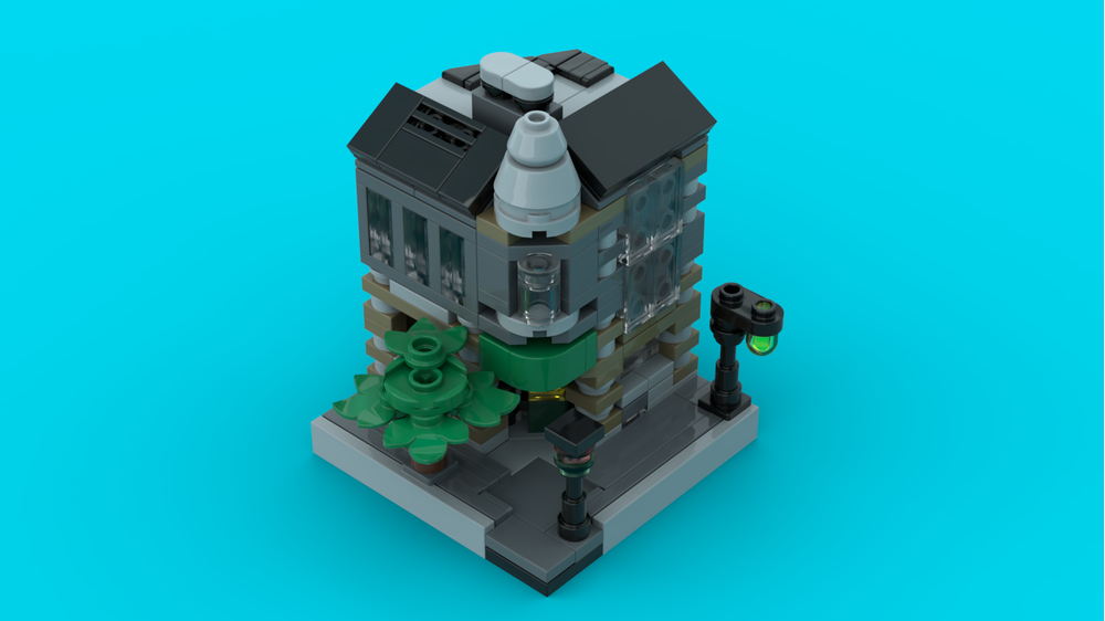 LEGO MOC Micro modular city by Mobilox Studios | Rebrickable - Build ...