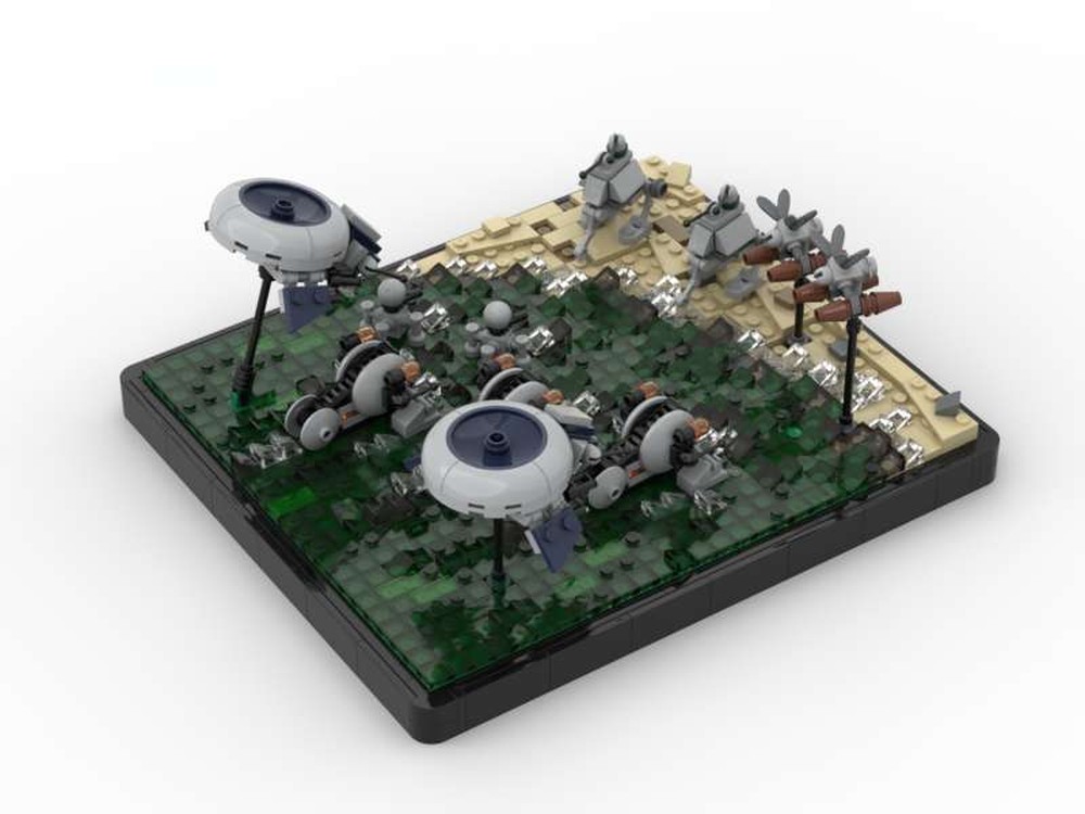 LEGO MOC Assault On Kashyyyk - Episode III, Micro AT-AP, Wookie ...