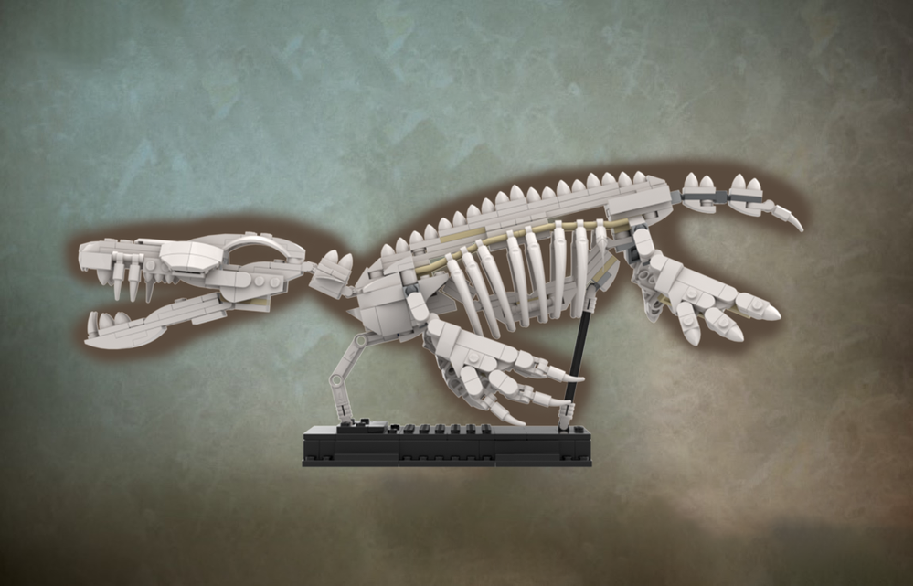 LEGO MOC Liopleurodon Skeleton - Lego Dinosaur Fossils by ...
