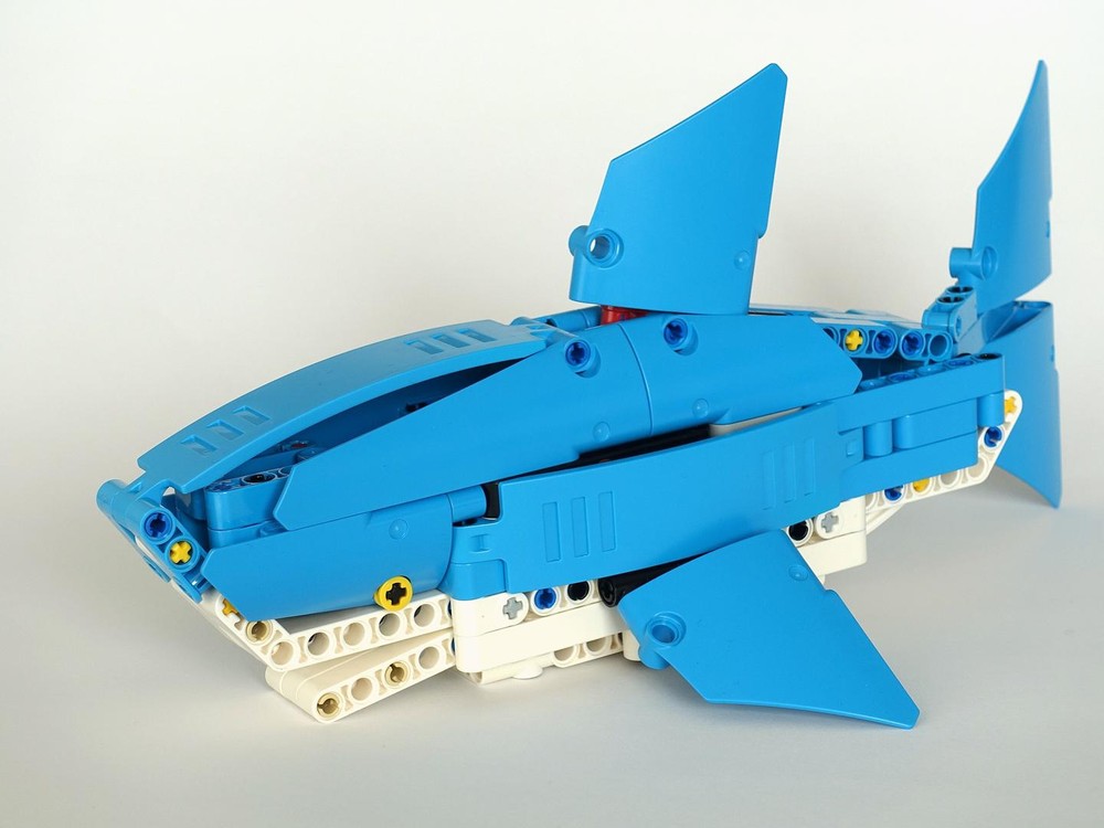 LEGO MOC 42077: Blue Shark by Tomik | Rebrickable - Build with LEGO