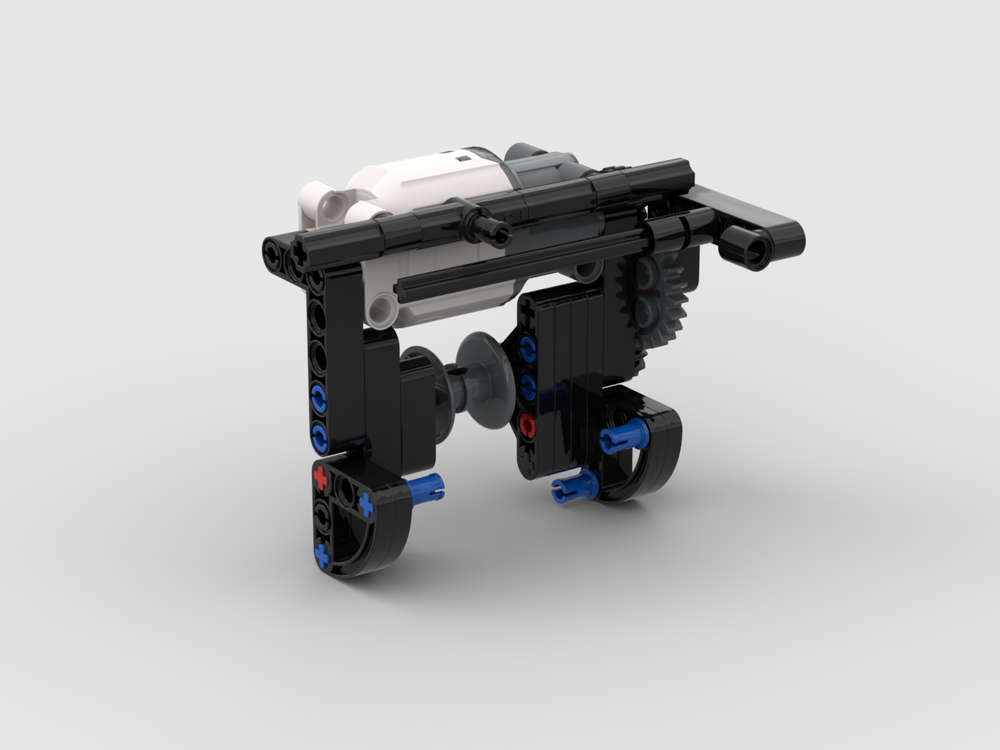 LEGO MOC Defender automatic winch by BriMaLo | Rebrickable - Build with ...
