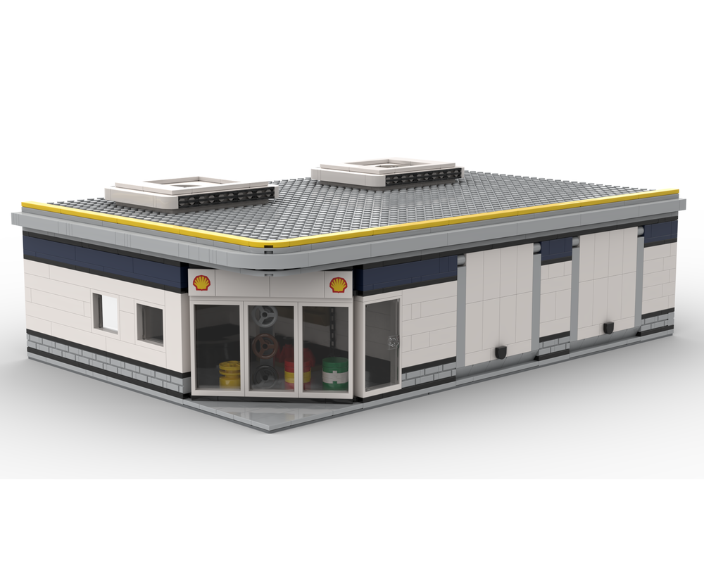 LEGO MOC Car repair shop by Juri_lego | Rebrickable - Build with LEGO