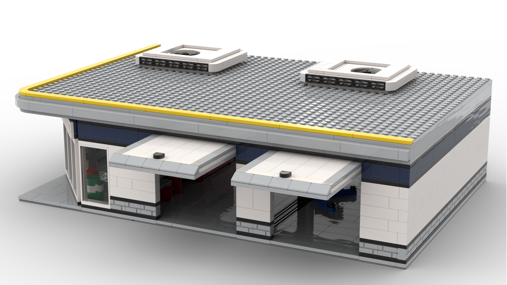 LEGO MOC Car repair shop by Juri_lego | Rebrickable - Build with LEGO