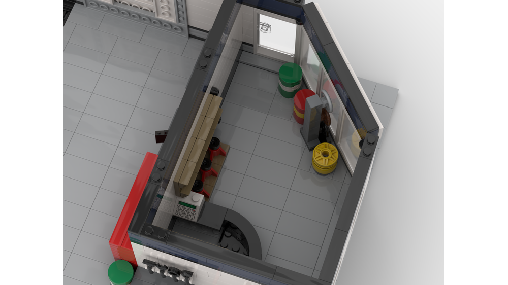 LEGO MOC Car repair shop by Juri_lego | Rebrickable - Build with LEGO