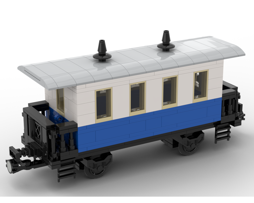 LEGO MOC Blue passenger car (second class) by scumpy | Rebrickable ...