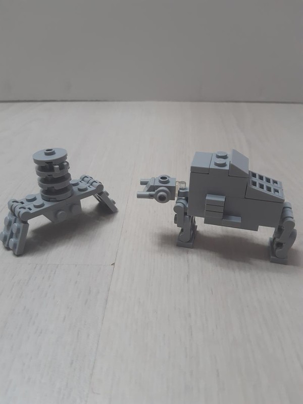 Lego Moc Mini At At V2 By Rugaiko Rebrickable Build With Lego