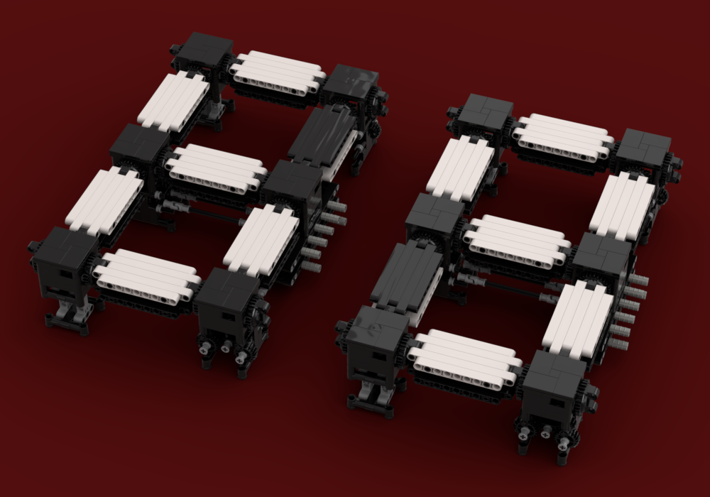 LEGO MOC Mechanical digital number by LegoAtVrieswol | Rebrickable ...