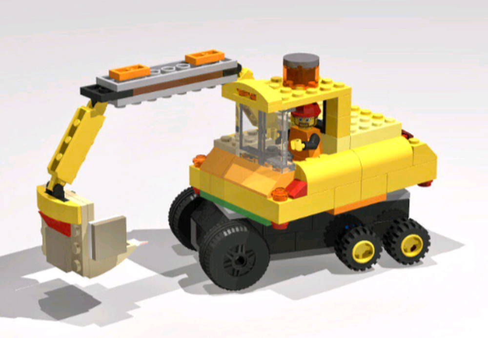 LEGO MOC 10698 Excavator by Moe Brickman | Rebrickable - Build with LEGO