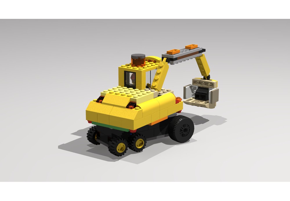 LEGO MOC 10698 Excavator by Moe Brickman | Rebrickable - Build with LEGO