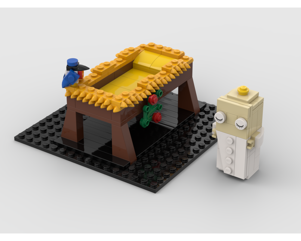 LEGO MOC Baby Jesus Brickheadz by BuildMaster | Rebrickable - Build ...