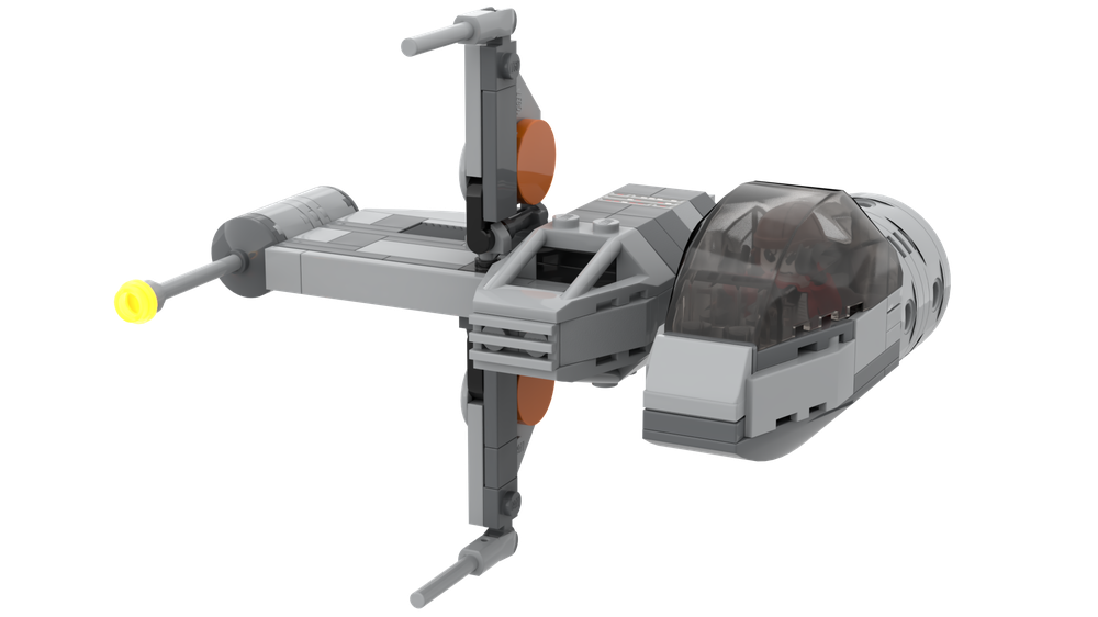 LEGO MOC Chibi B-Wing Fighter by RocketChair | Rebrickable - Build with ...