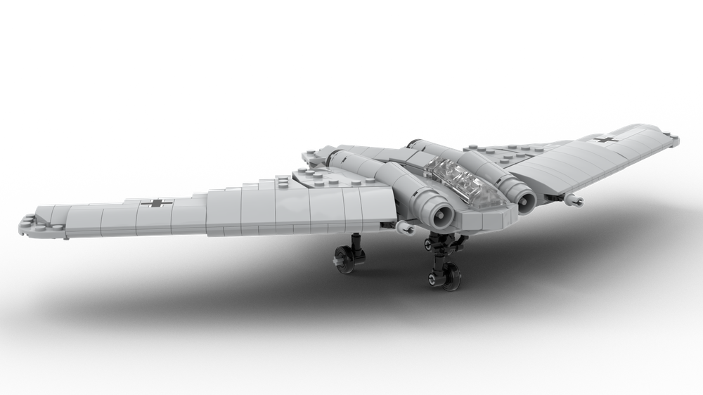 LEGO MOC Horten Ho 229 by Germanrailwaybuilder | Rebrickable - Build ...