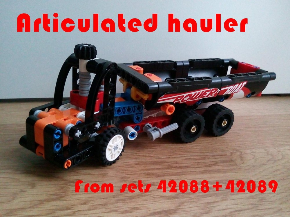 LEGO MOC 42088+42089 Articulated hauler by mic8per | Rebrickable - Build with LEGO