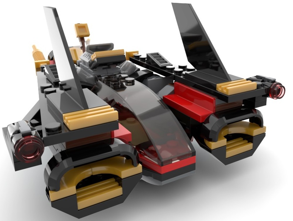 LEGO MOC Kai´s Wing Speeder by dorianbricktron | Rebrickable - Build ...