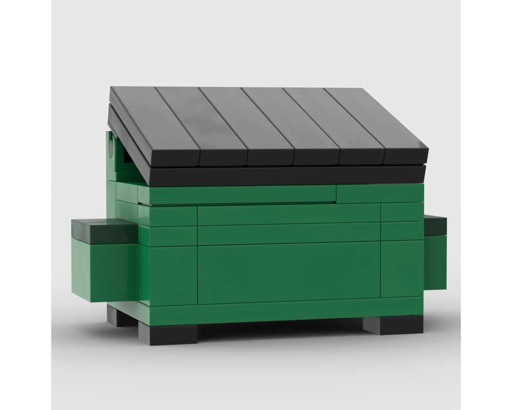 LEGO MOC Dumpster by BrickingBad | Rebrickable - Build with LEGO