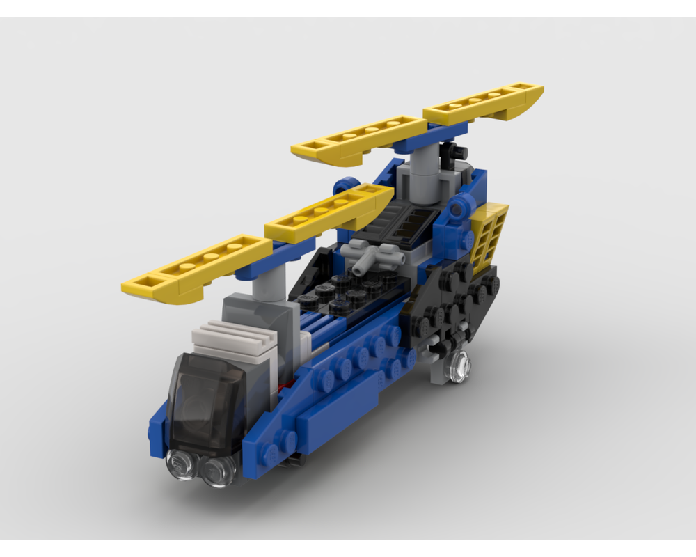 LEGO MOC 31087 - Chinook by KlintIsztvud | Rebrickable - Build with LEGO