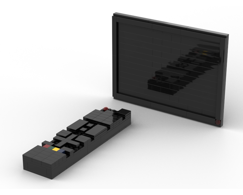 LEGO MOC television and remote control by RyanWongJH | Rebrickable ...