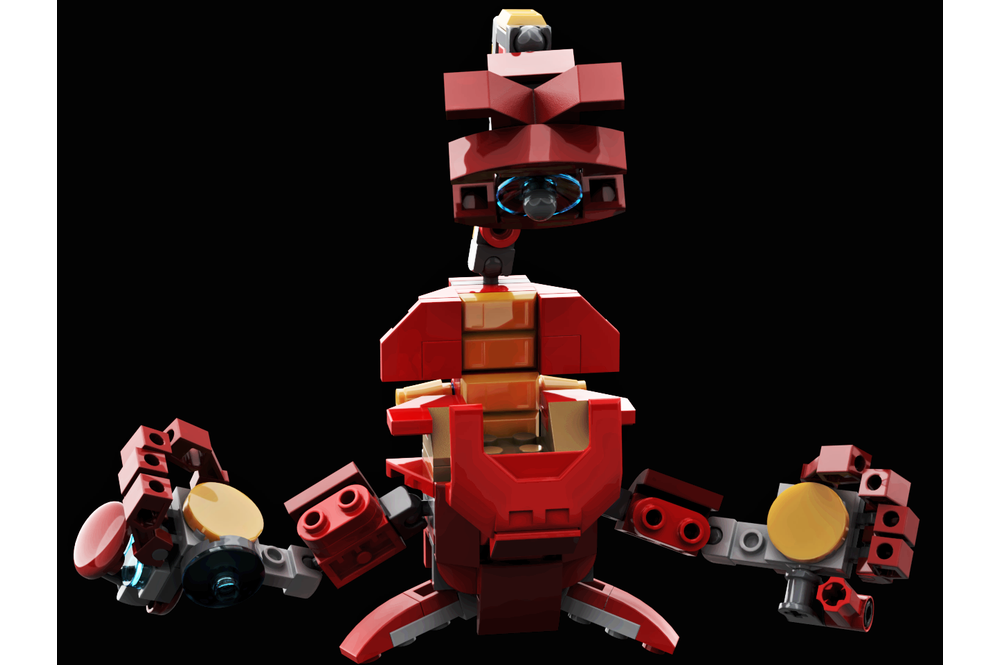 LEGO MOC Iron Bot by dorianbricktron | Rebrickable - Build with LEGO