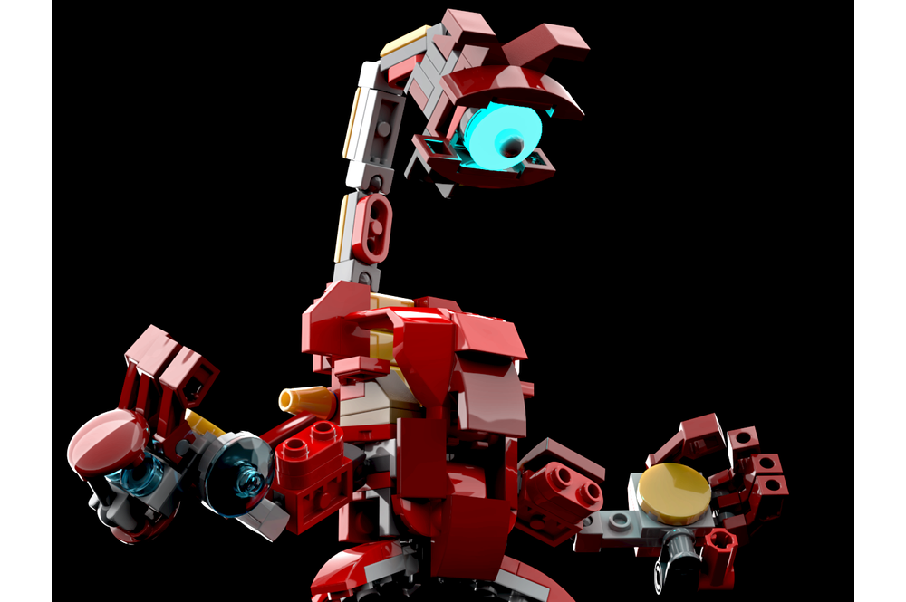 LEGO MOC Iron Bot by dorianbricktron | Rebrickable - Build with LEGO