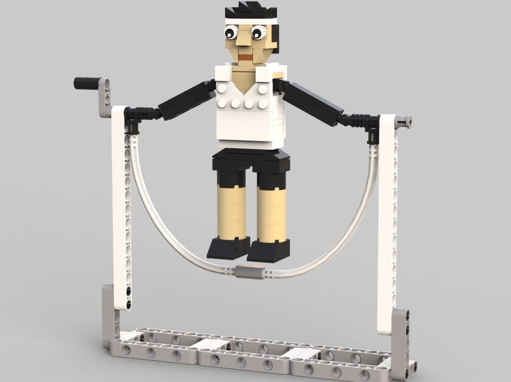 LEGO MOC Rope Skipping Man by weixinf | Rebrickable - Build with LEGO