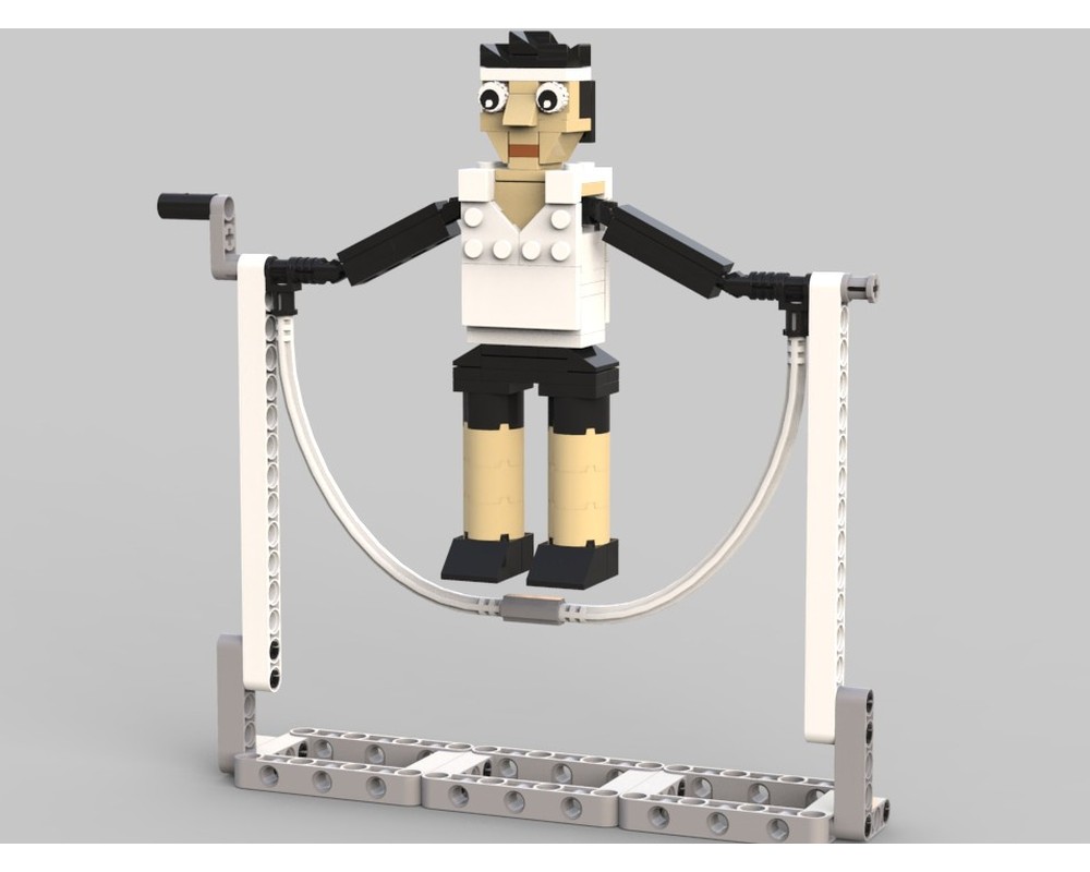 LEGO MOC Rope Skipping Man by weixinf | Rebrickable - Build with LEGO