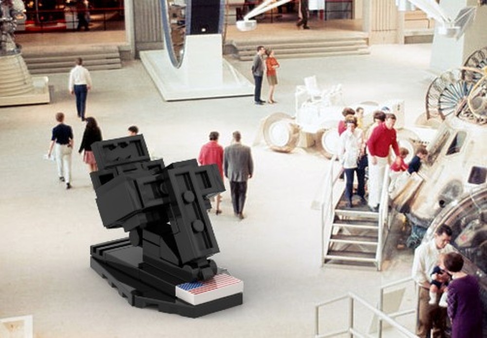 LEGO MOC Starstand for 1:110 scale CST-100 by SpaceXplorer MOCs ...