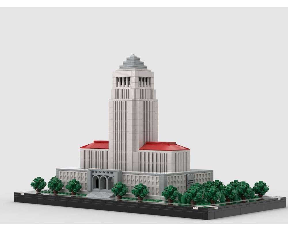 LEGO MOC Los Angeles City Hall at 1/650th Scale by FunnyTacoBunny ...